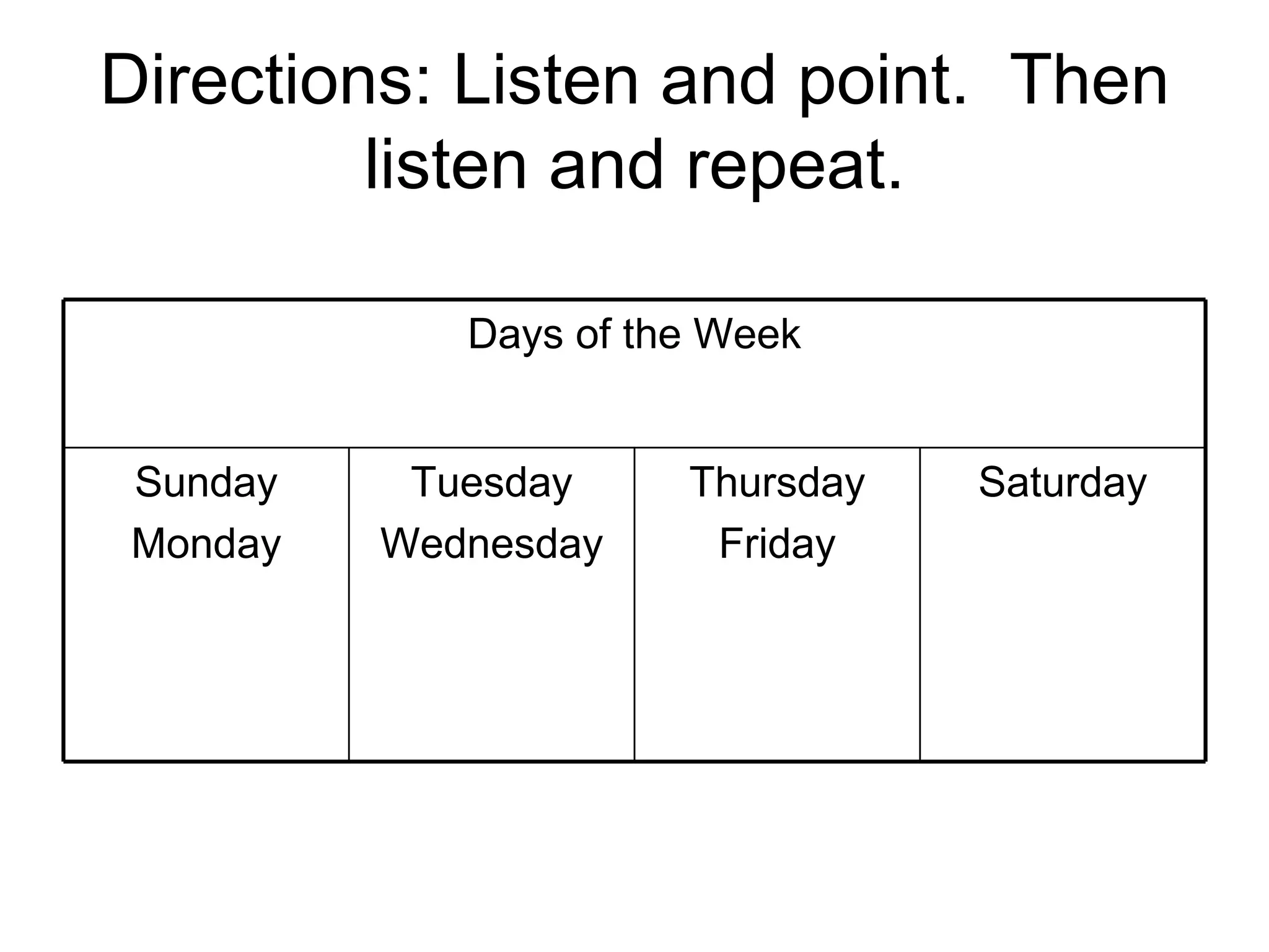 Days Months Dates And Ordinal Ppt
