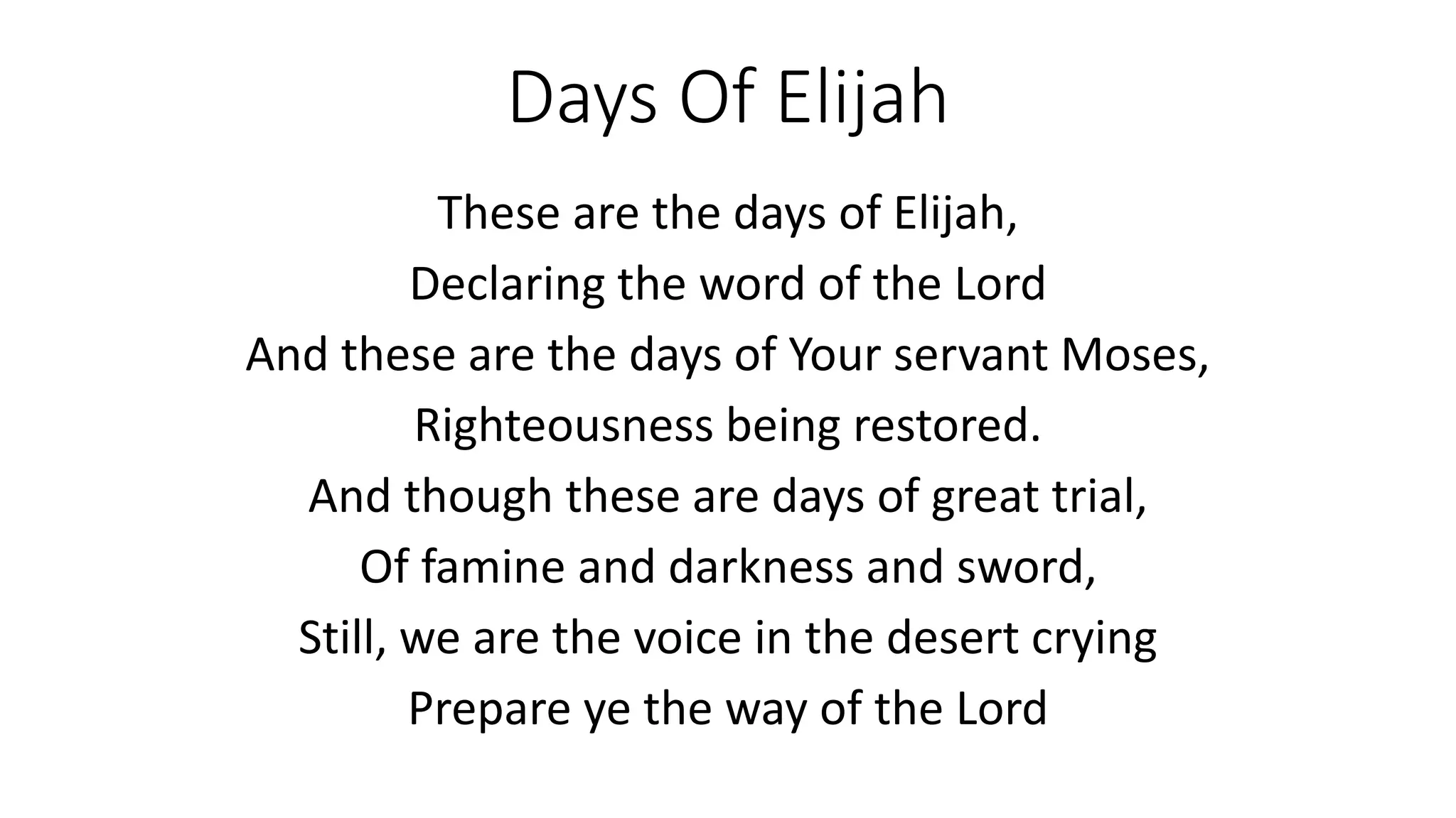 Days Of Elijah.pptx