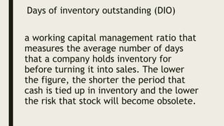 Days of inventory outstanding (DIO).pptx