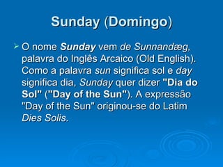 Days of the week | PPT
