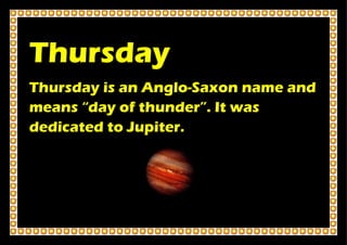 Days of the week | PPT