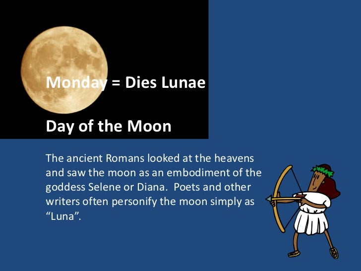 How do you say the days of the week in Latin?