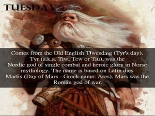 Days of the Week | PPT