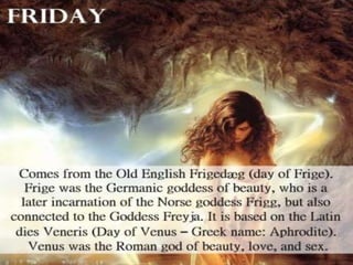 Days of the Week | PPT