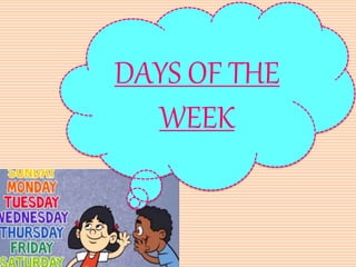 Days of the week | PPT