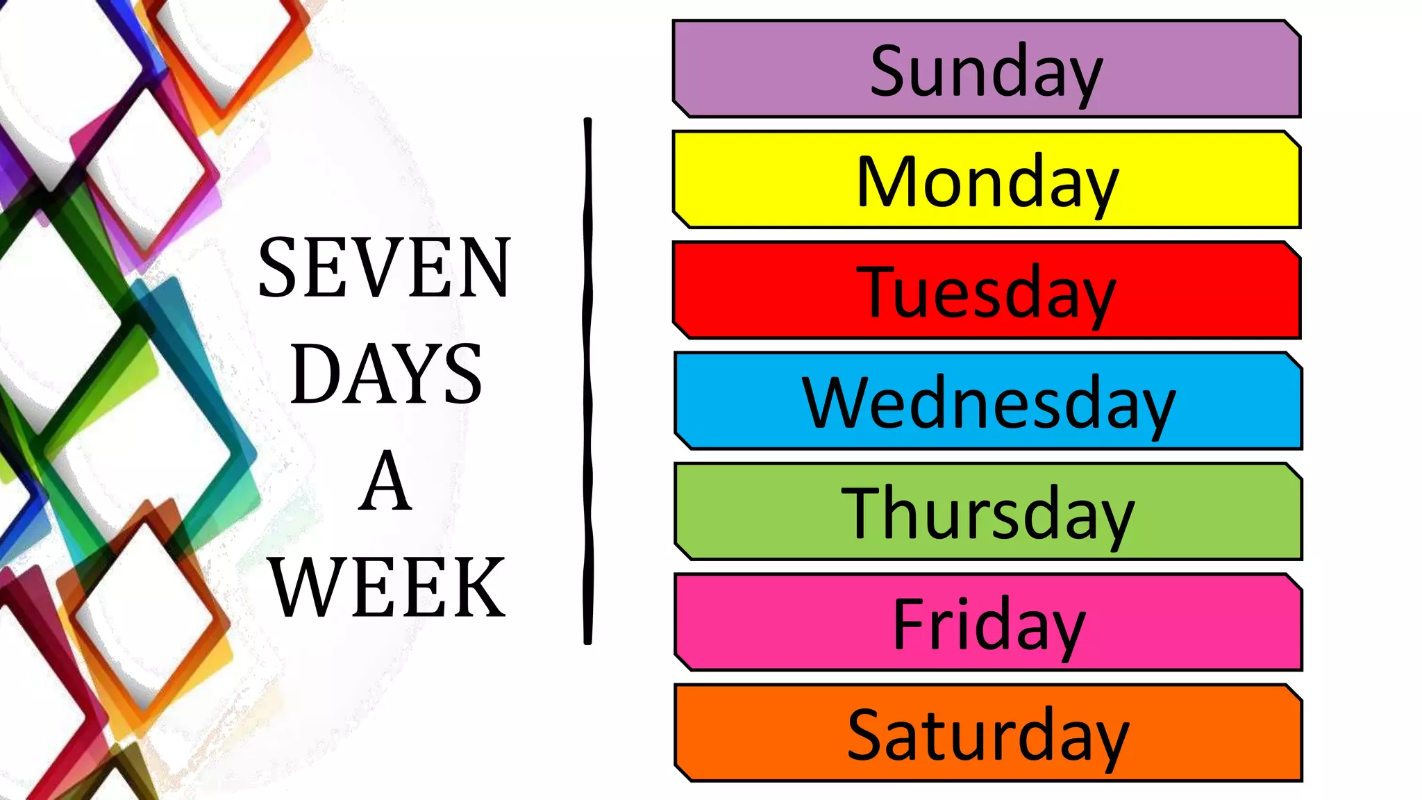 Days of the week | PPTX
