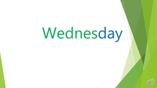 Days of the week | PPTX