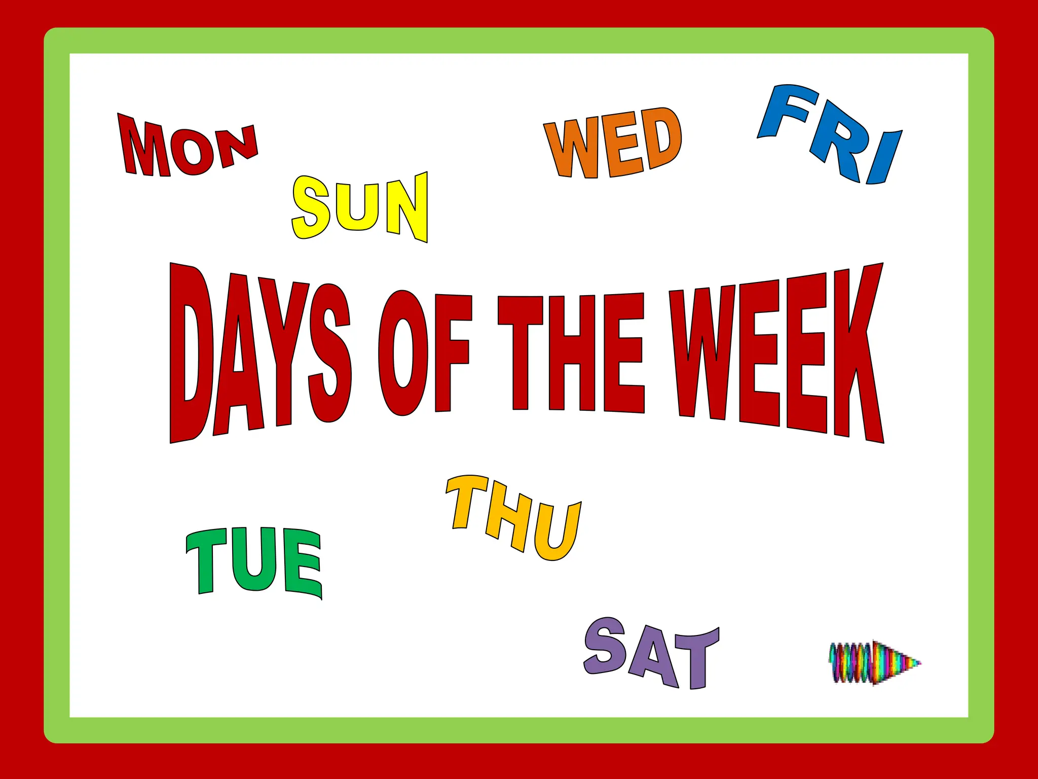 days of the week.ppt