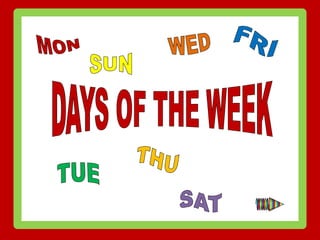 days of the week.ppt