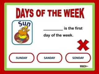 days of the week.ppt
