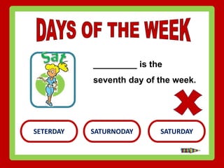 days of the week.ppt