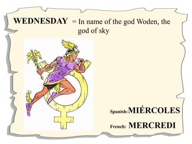 DAYS OF THE WEEK - ORIGIN.ppt
