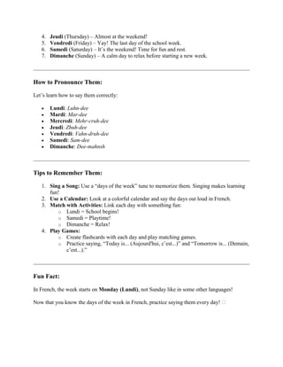 Days of the Week in French Language Lessons.pdf