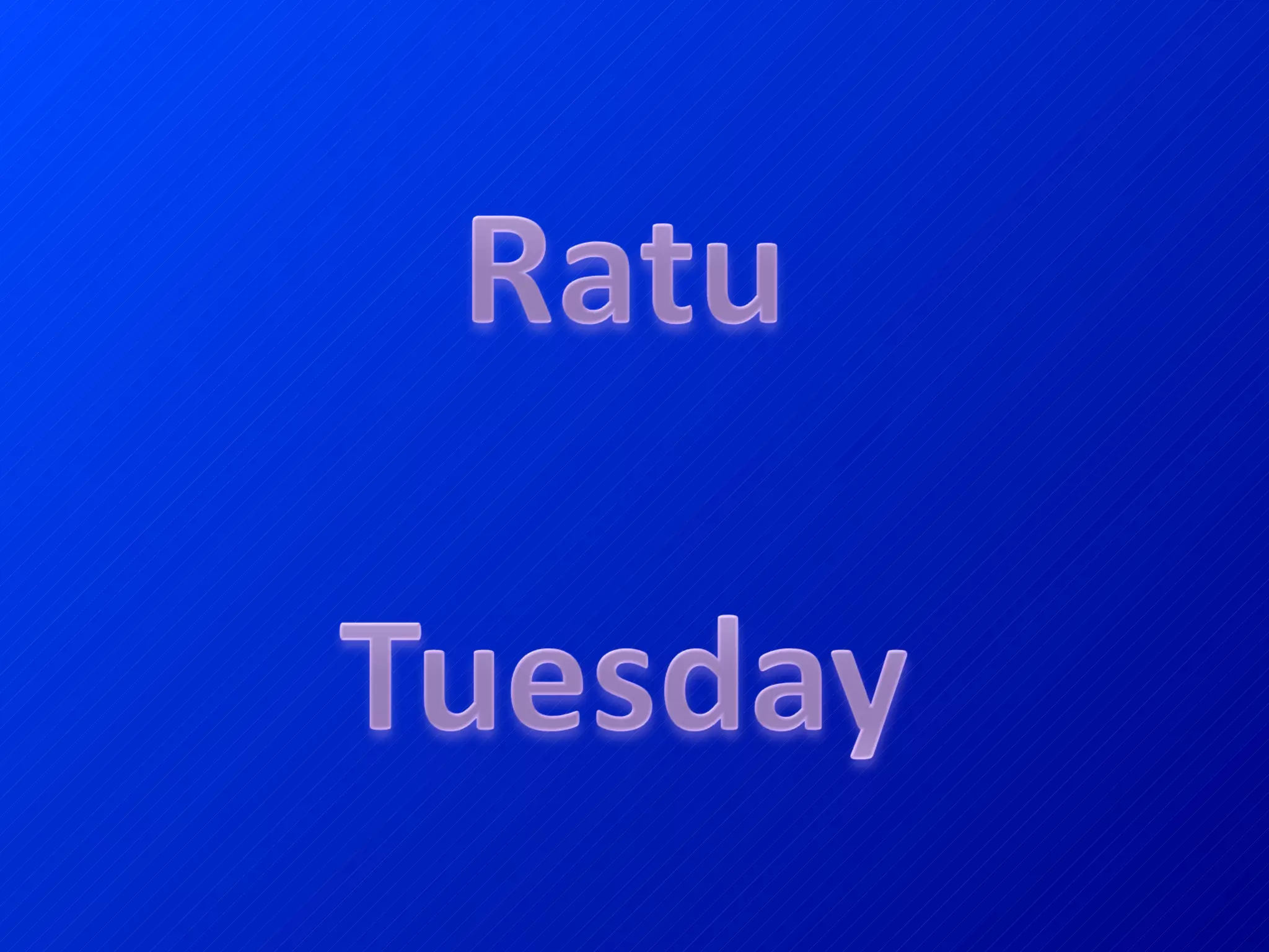 Days of the week in Maori | PPT