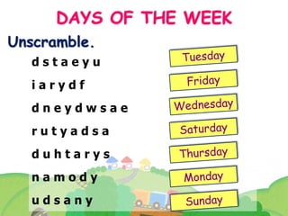 DAYS OF THIS WEEK YEAR 2.pptx