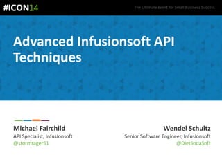 Wendel Schultz & Michael Fairchild - Live Q&A on Advanced Infusionsoft API Topics