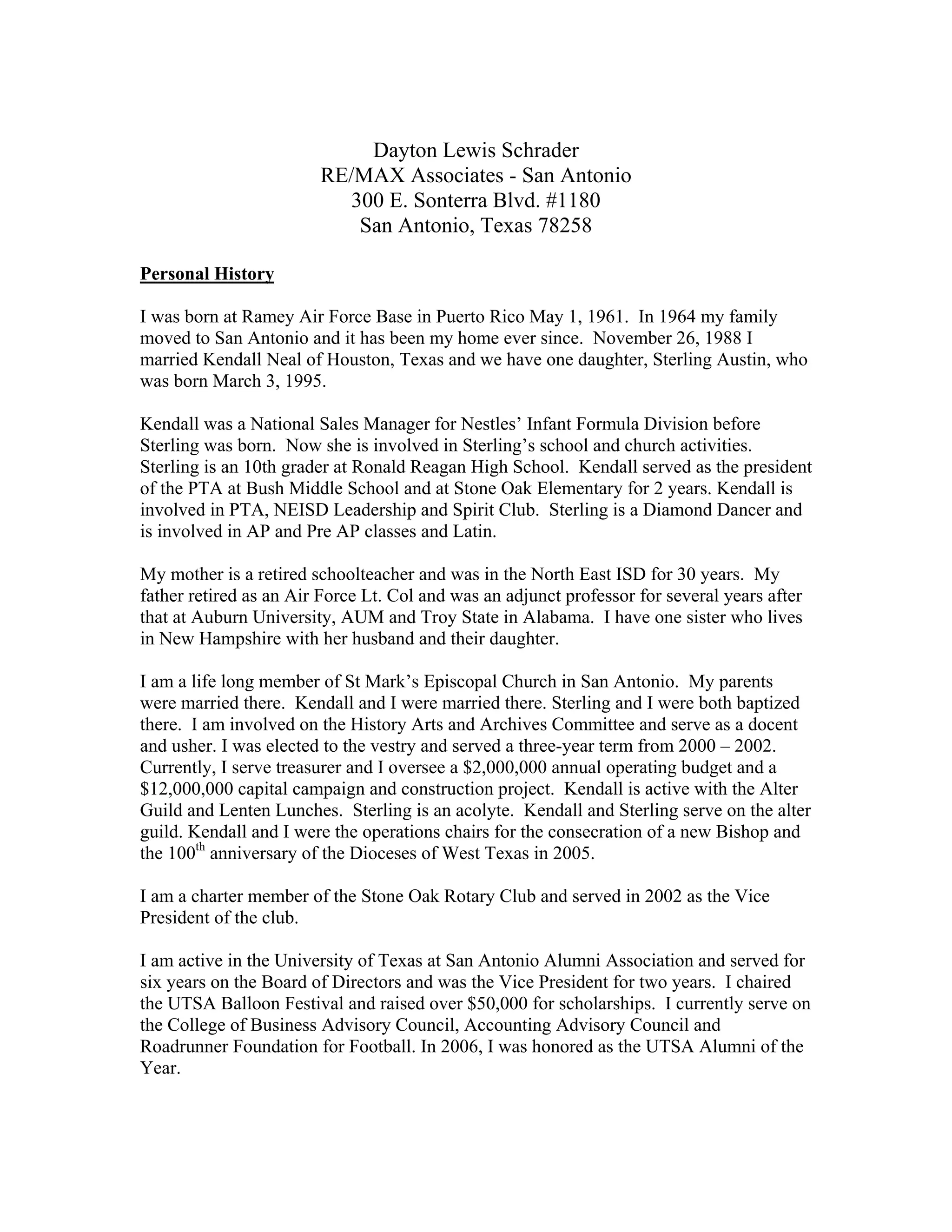 Dayton Schrader Resume | PDF