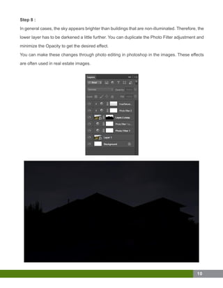 A brief guide in day to night conversion in Photoshop | PDF