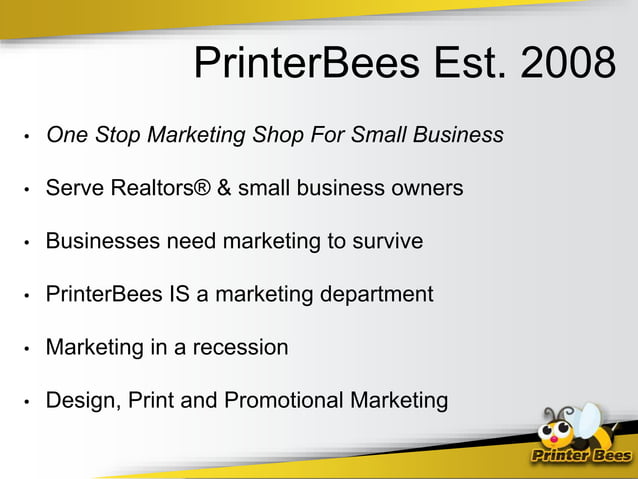 Nadine Larder - Printer Bees | PPT