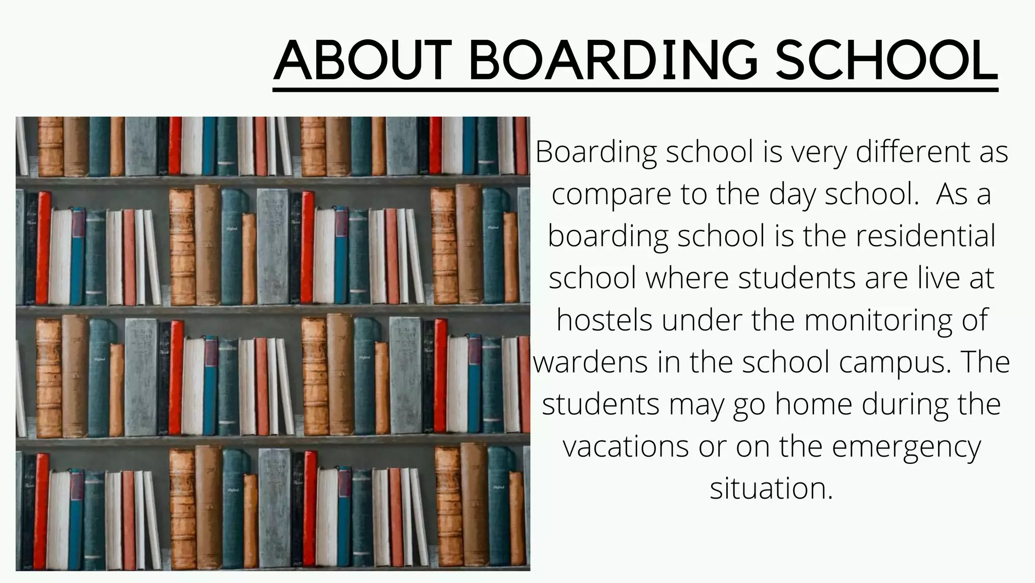 Day school vs Boarding school | PDF