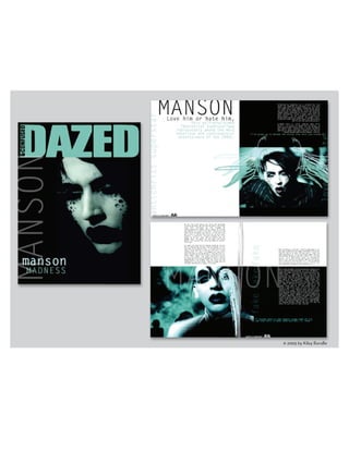 Dazed Magazine Cover & Spread | PDF