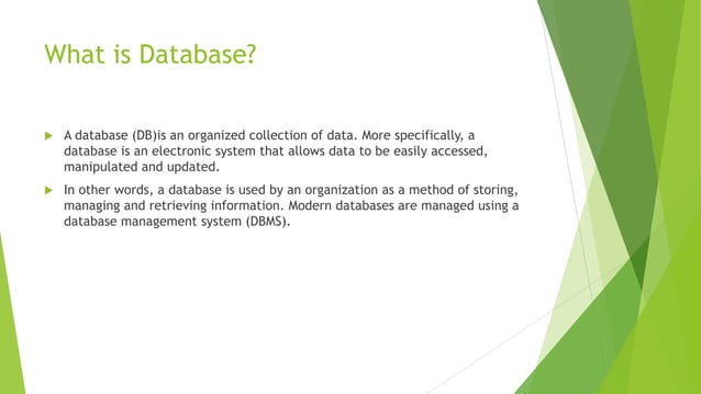 DATABASE CONCEPTS AND PRACTICAL EXAMPLES | PPTX | Databases | Computer Software and Applications