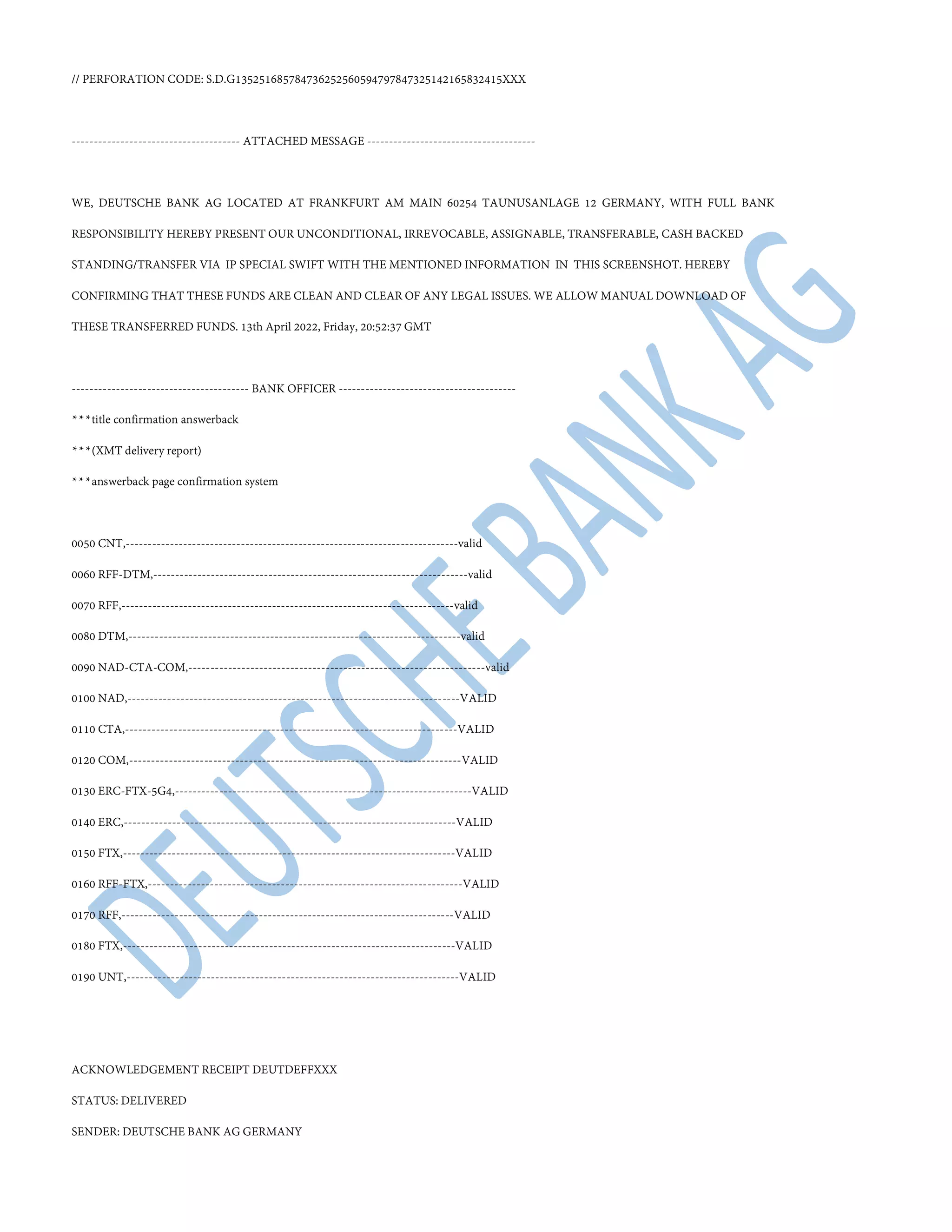 SPECIAL IP/IP FUND TRANSFER | PDF