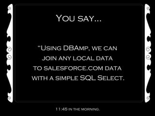 DBAmp For App Exchange | PPT