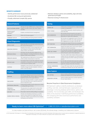 DB Optimizer Datasheet - Automated SQL Profiling & Tuning for Optimized ...