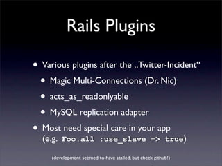 DB Replication With Rails | PDF