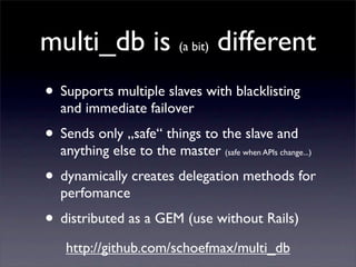 DB Replication With Rails | PDF