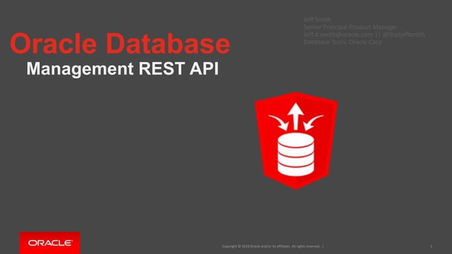 Oracle Database Management REST API | PPT