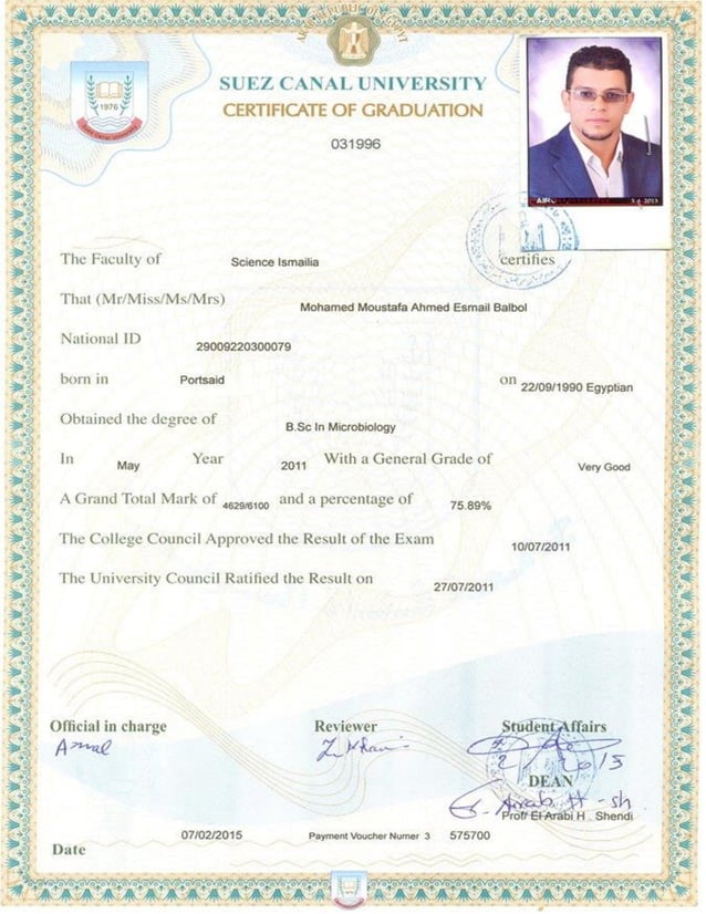 graduation, degree transcript | PDF