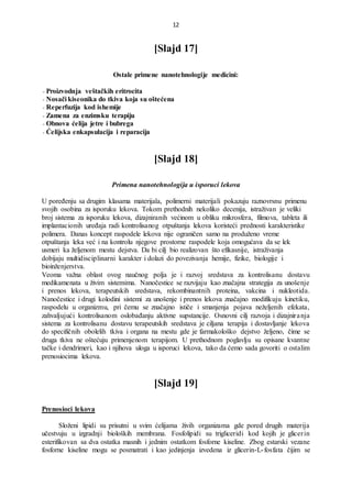 NANOTEHNOLOGIJA U MEDICINI | DOCX