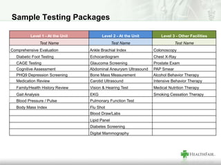 Health Plan Presentation 4.21.15