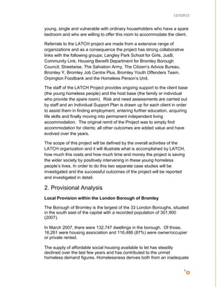 latch version 1 | DOC | Government Support and Welfare | Financial ...