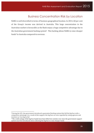 BFF5280_NAB Risk Assessment Report_S2,2015 | PDF