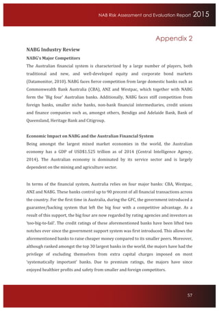 BFF5280_NAB Risk Assessment Report_S2,2015 | PDF