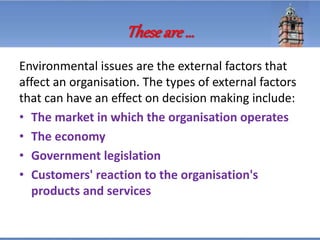 PRESENTATION ON DECISION MAKING MODULES GROUP WORK SUE | PPT