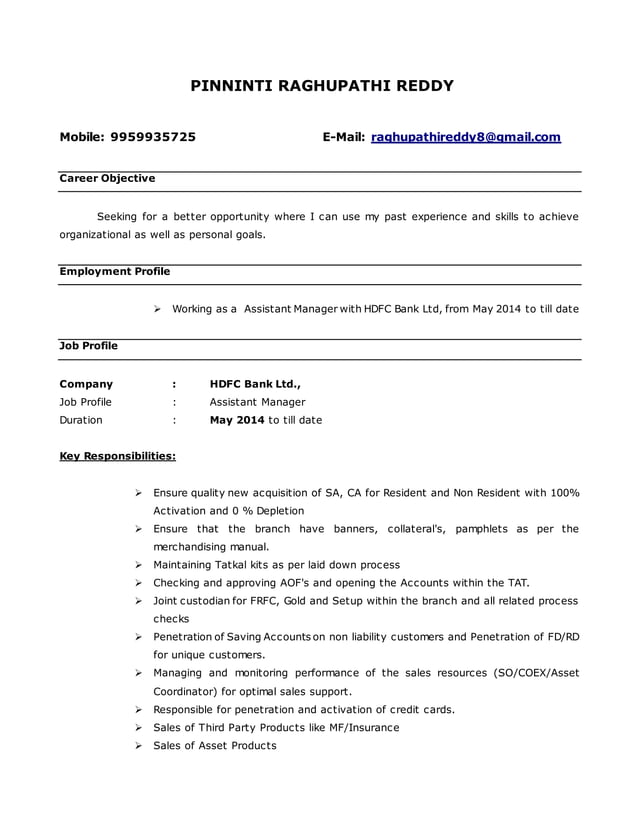 NEW CV RAGHUPATHI REDDY | PDF