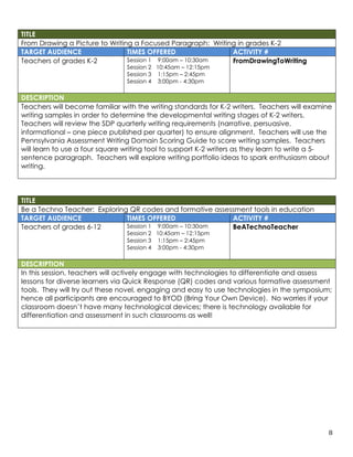 TeacherSymposium.SessionCatalog.vFINAL | PDF