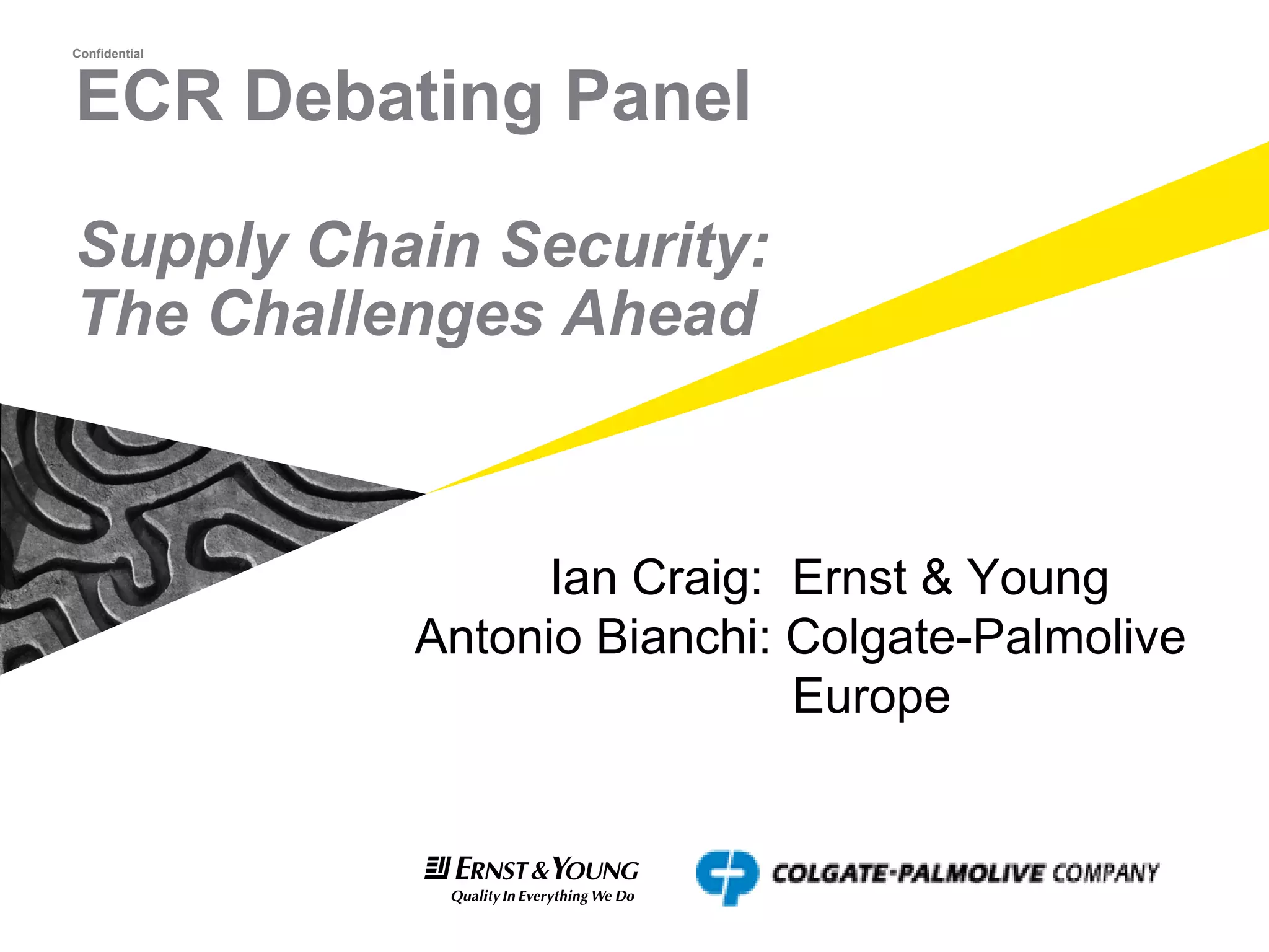 Supply Chain Security: The Challenges Ahead | PDF