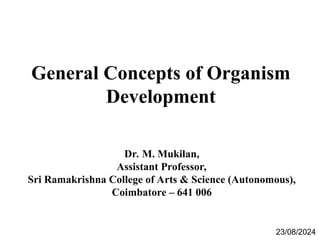 General Concepts of Organism Development | PPT