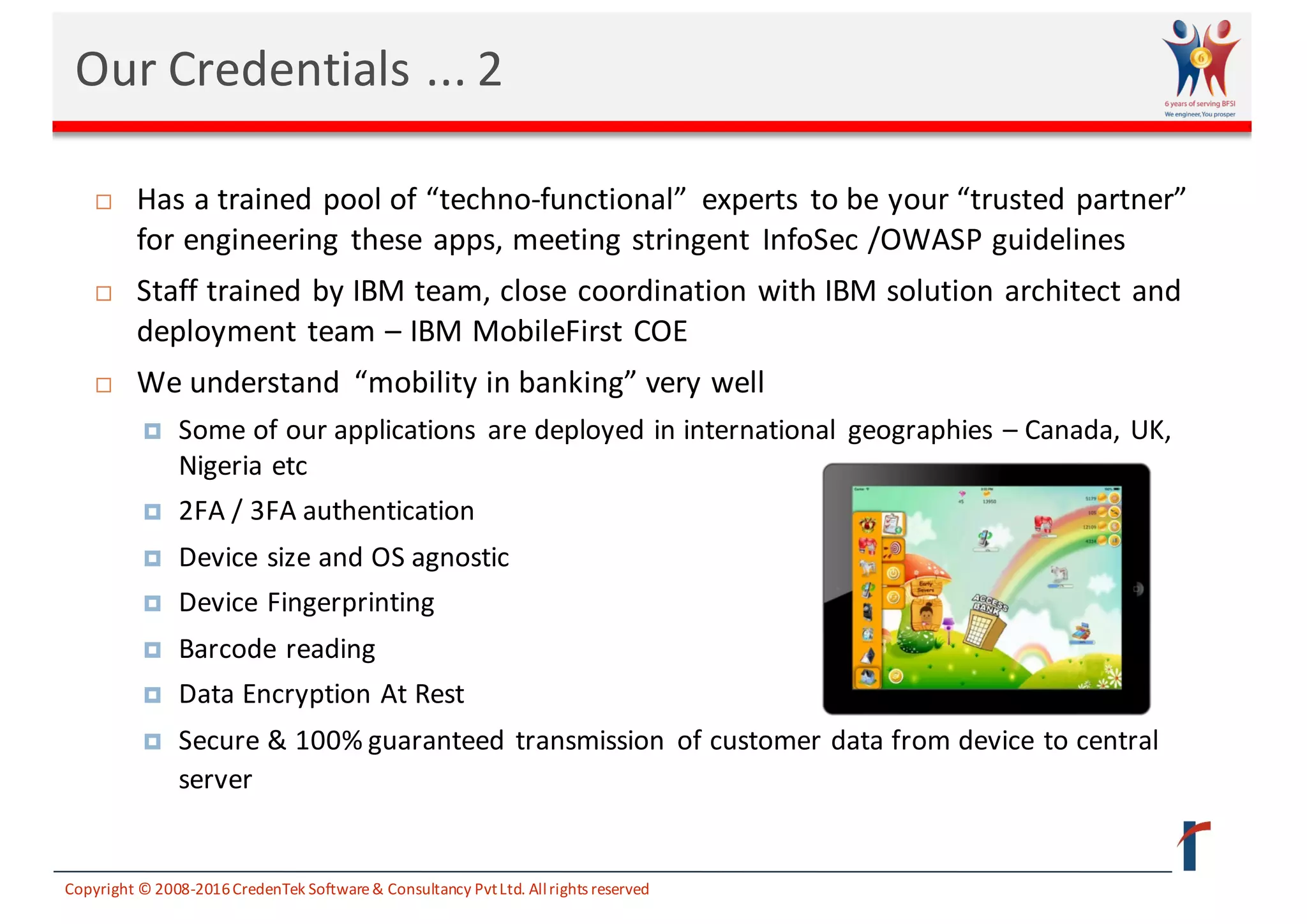 Credentek Products Presentation | PDF