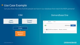 As Easy as Demandbase One, Two, Three: Quick Tips for Marketing Operations | PPT