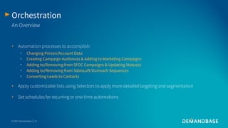 As Easy as Demandbase One, Two, Three: Quick Tips for Marketing Operations | PPT