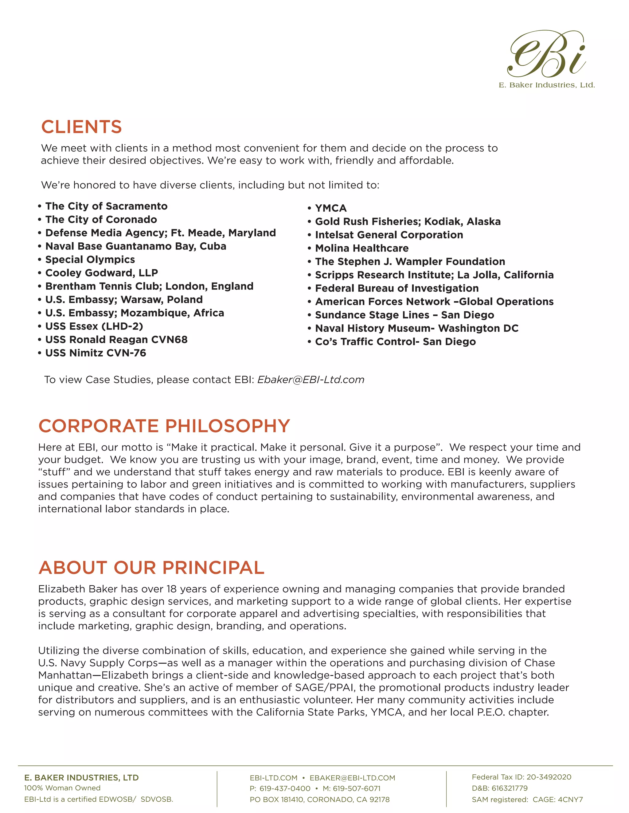 EBI Capabilities Brochure | PDF