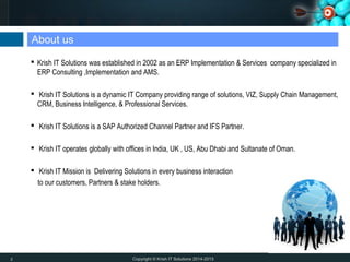 Krish IT Profile | PPT