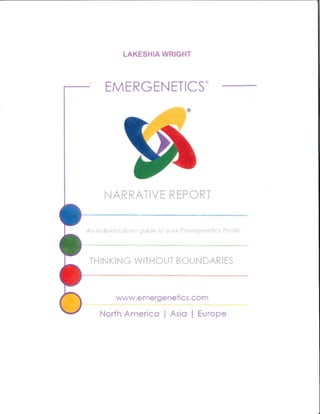 My Emergenetics Profile | PDF