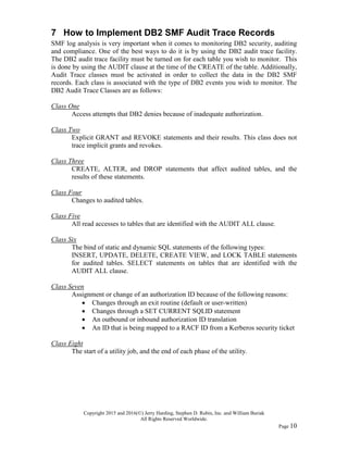 DB2 Security Thinking Outside the Box | PDF